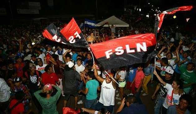 FSLN festeja ventaja en votos con el 71,3%
